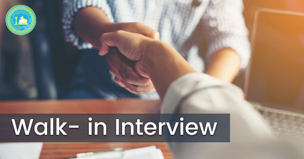 Walk in Interview - Temporary Assistant Lecturer / Demonstrator ...